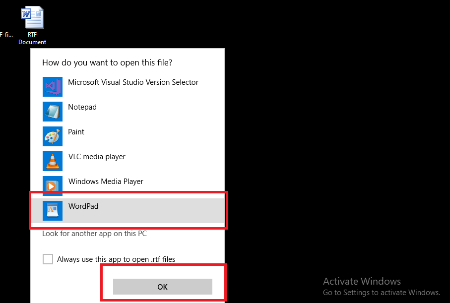 How To Open RTF Files In Windows 10 Open Convert RTF Files